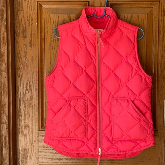 J. Crew | Jackets & Coats | J Crew Coral Vest | Poshmark